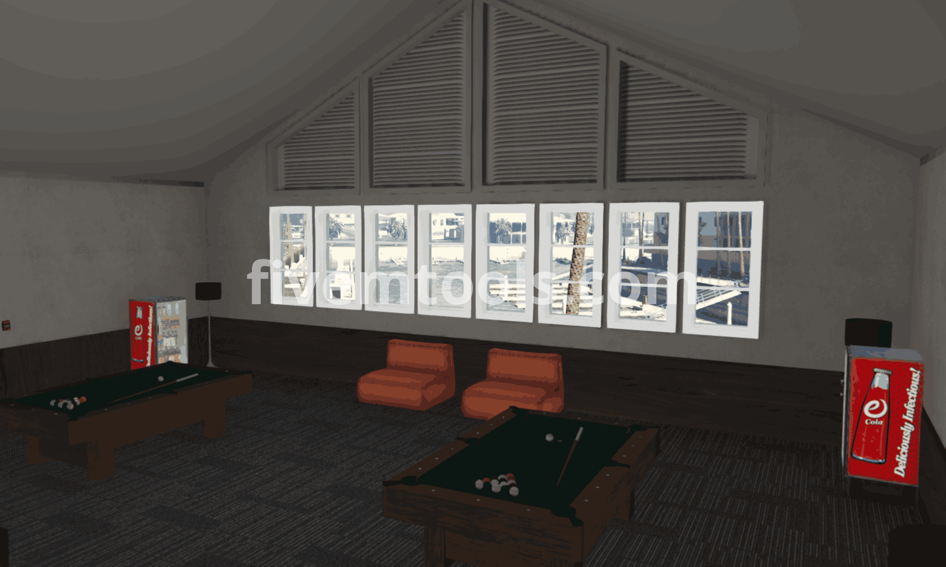 FiveM Beach Fire Department MLO | Coastal Fire Station Interior ...